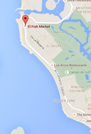 Mazatlan Hotel Zone Map
